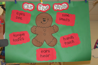 Mrs. Lee's Kindergarten: Gingerbread Week & Our Five Senses
