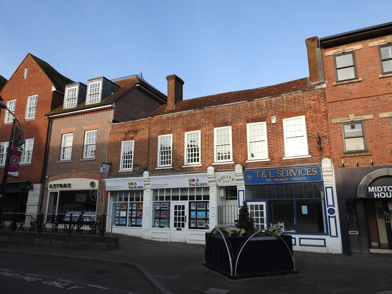 Crawley Old Town: TWO PICTURES: 34-36 High Street