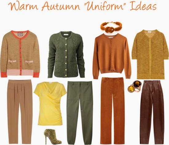 Stagione cromatica Autunno Warm abbigliamento colori