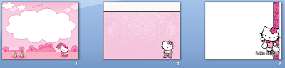 Coretan Rissa: Hello Kitty 2 Powerpoint Template