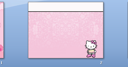 Coretan Rissa: Hello Kitty 2 Powerpoint Template