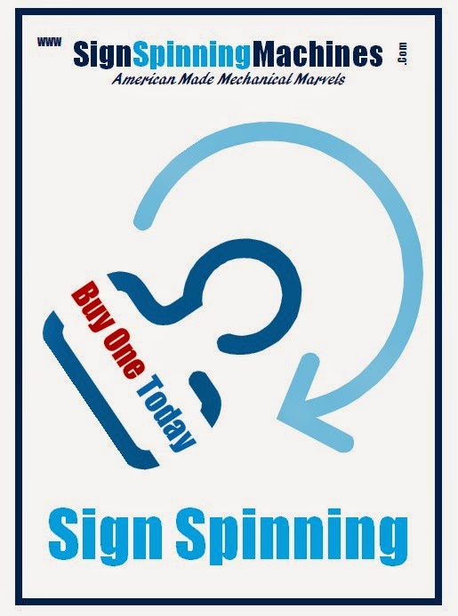 Sign Waving Sign Spinning Machine Robot Spinners Advertising Signs ...