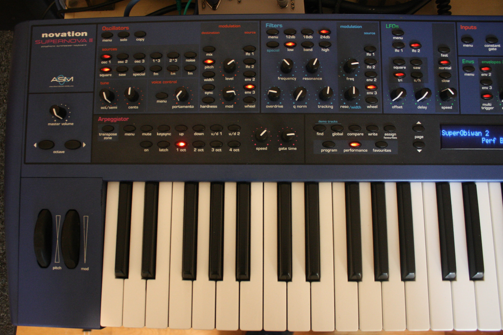 MATRIXSYNTH: Novation Supernova II Keyboard ASM Synthesizer