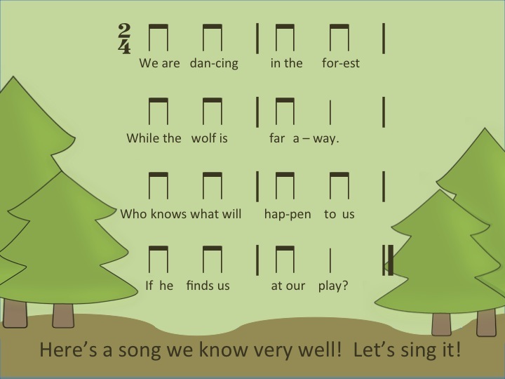 We Are Dancing In the Forest, Disappearing Song PPT - Music a la Abbott ...