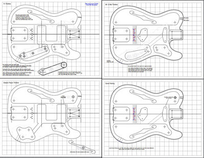 Novo modelo, TL Thinline 69 - Kaiser Guitars - Corpos e braços usinados ...