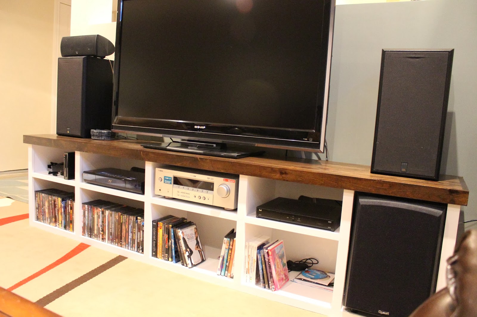 Bayview Creations: DIY TV Console/Storage Unit