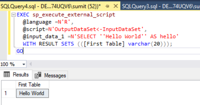 Setting up R Services in SQL Server 2017