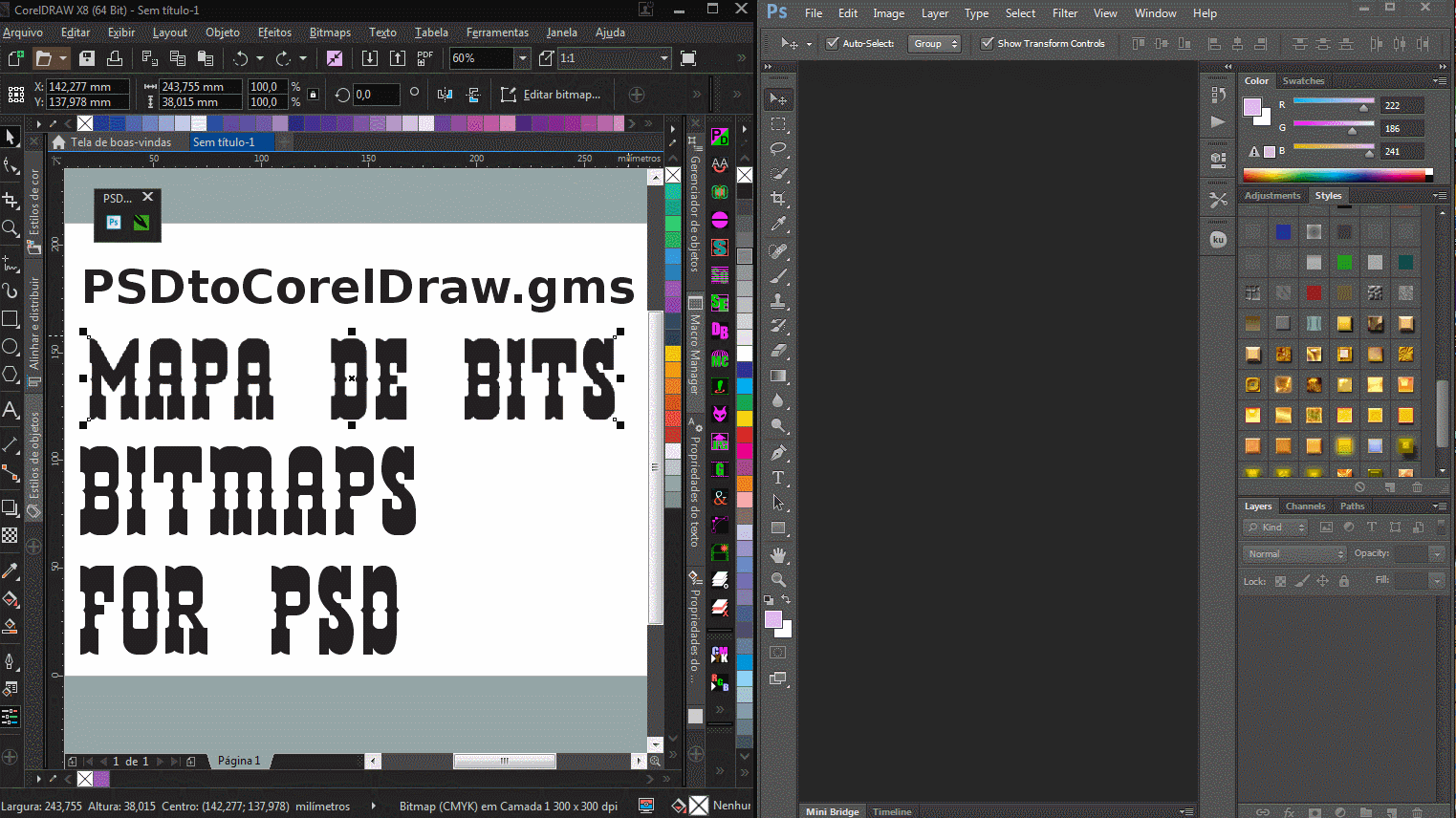 PHOTOSHOP seu editor de bitmaps integrado ao CorelDRAW X8 - Corel na Veia