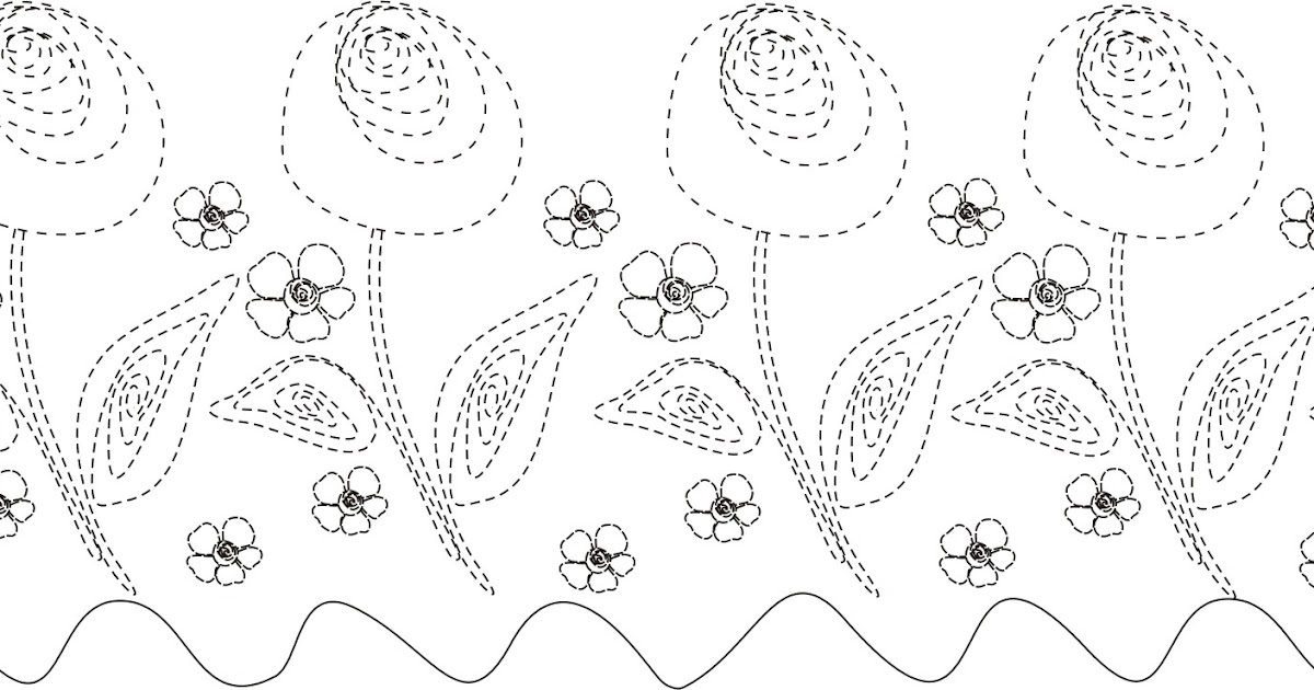 Contoh Motif Bunga Bordir | bordir