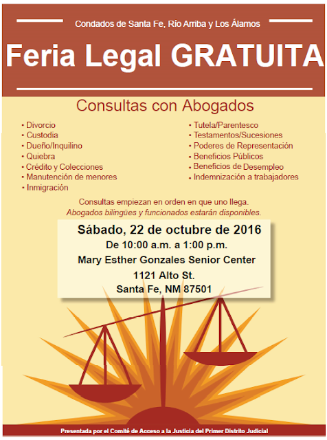 Icarus... the Santa Fe Public Library Blog: Free Legal Fair, October 22 ...