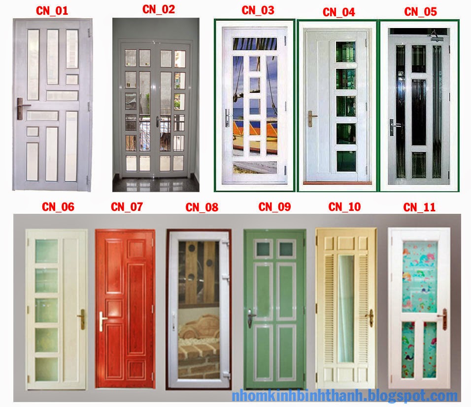 Mẫu cửa nhôm kính đẹp nhất