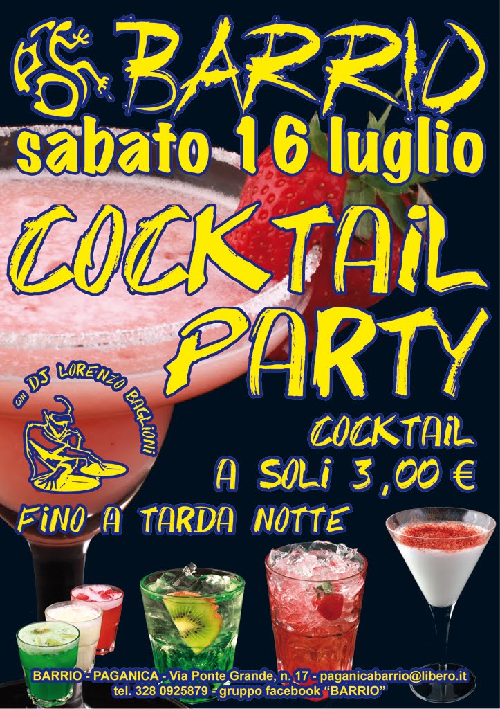 ErogareInfo di Debora Persichetti: Locandine per bar "Barrio" di Paganica