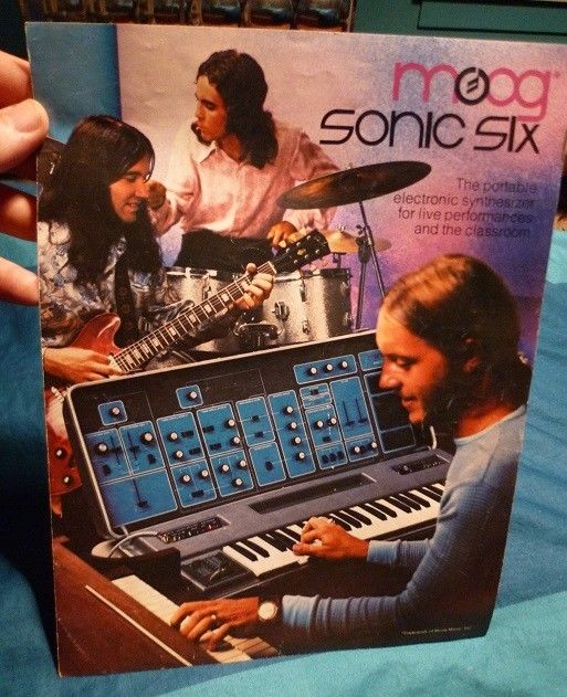 MATRIXSYNTH: Vintage 1972 MOOG Sonic Six Brochure