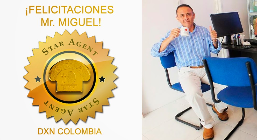 ¡TENEMOS UN NUEVO AGENTE ESTRELLA EN COLOMBIA! ~ DXN Riqueza y ...