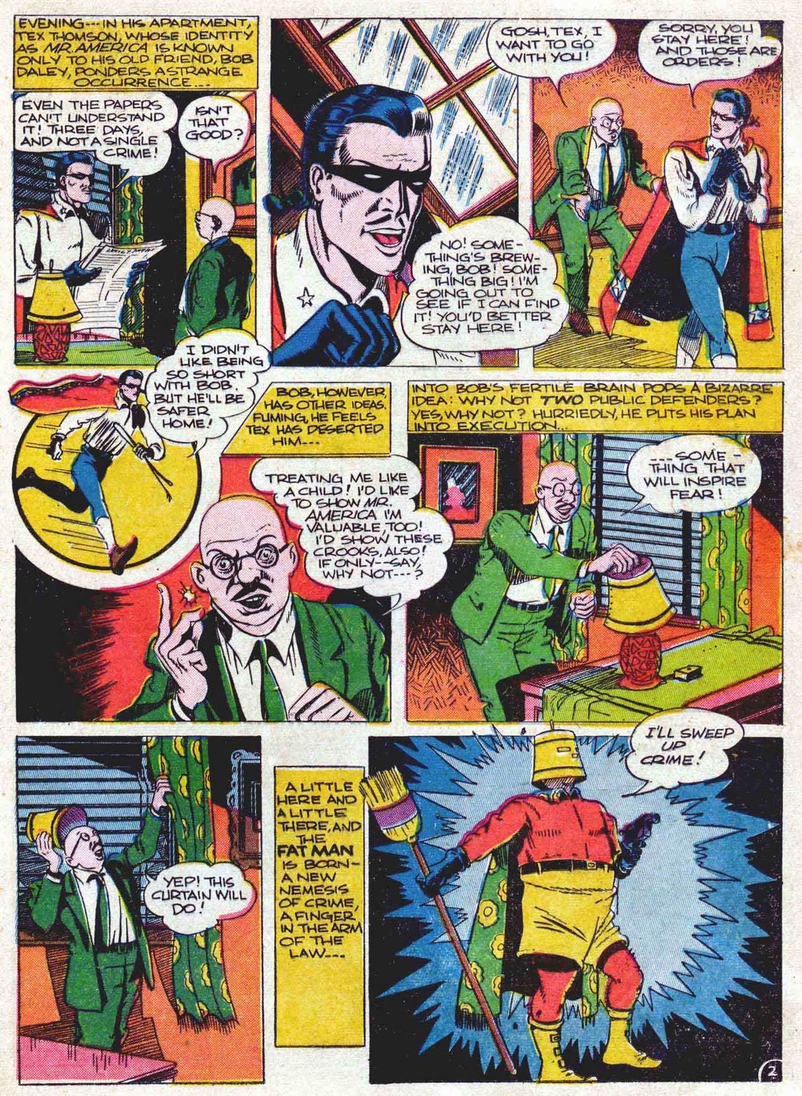 Inside Jeff Overturf's Head: Action Comics - Tex Thompson/Mr. America ...