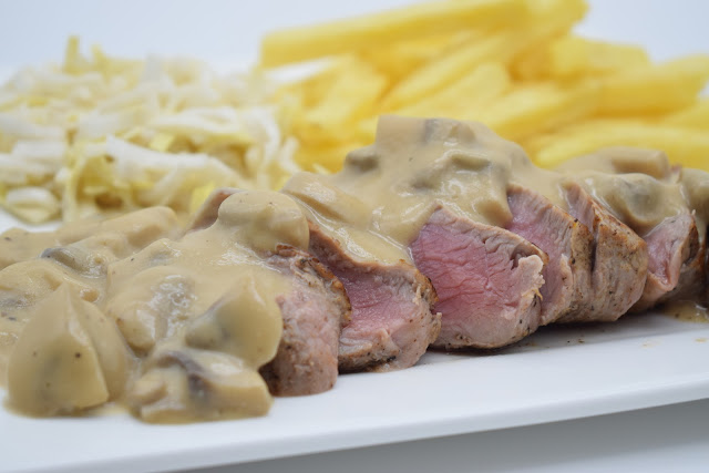 Steak archiduc - Steak with mushrooms