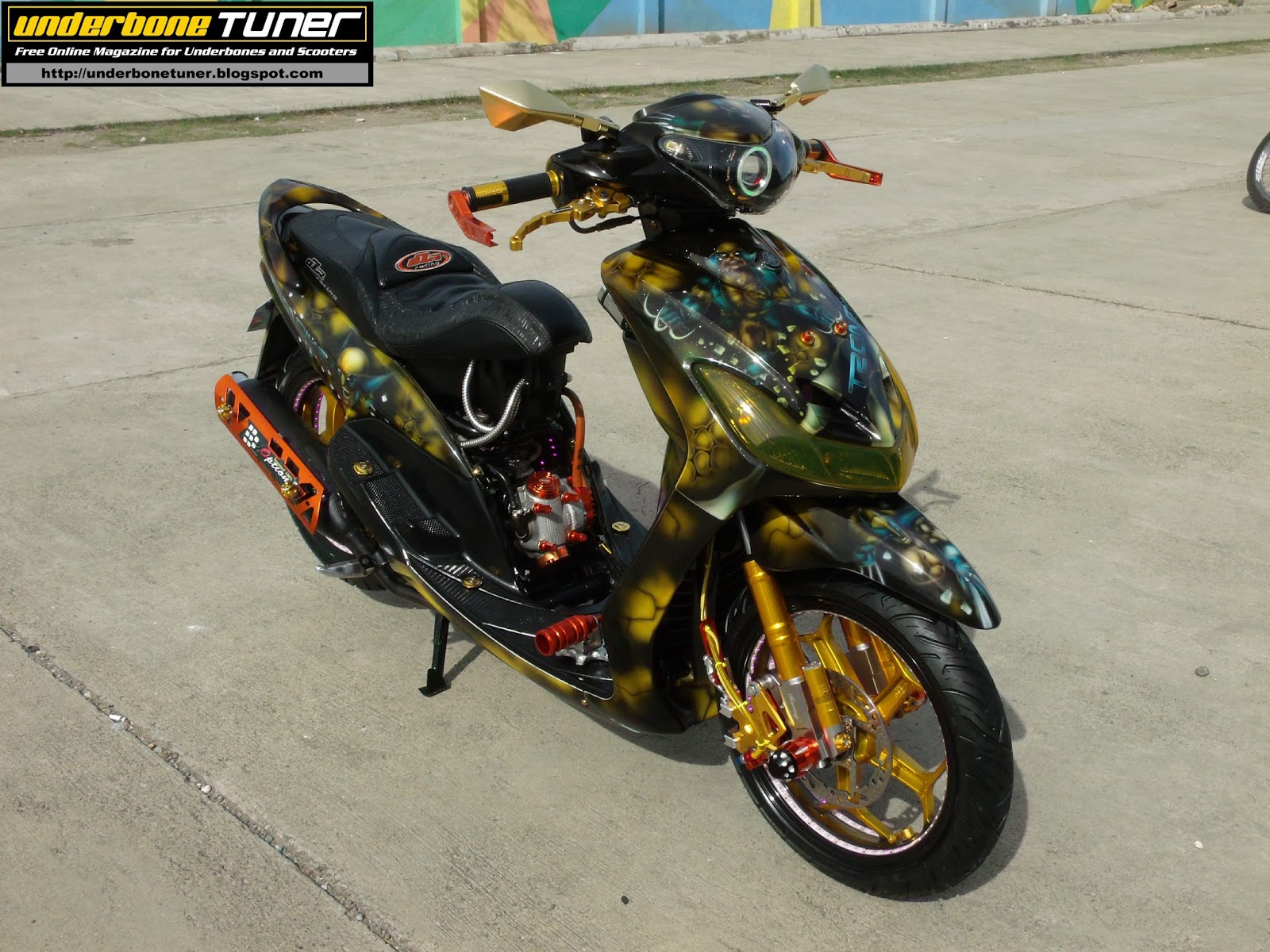 underbone tuner: Weapon-X : Wolverine Yamaha MIO Show Bike by Tron Bike ...