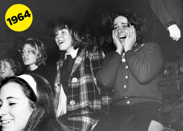 Face-Off Beatles Fangirls From 1964 and 1965 ~ Vintage Everyday