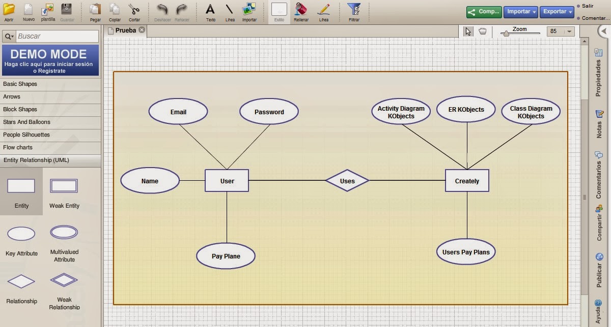 Recursos y utilidades de Internet: Crear diagramas o esquemas online