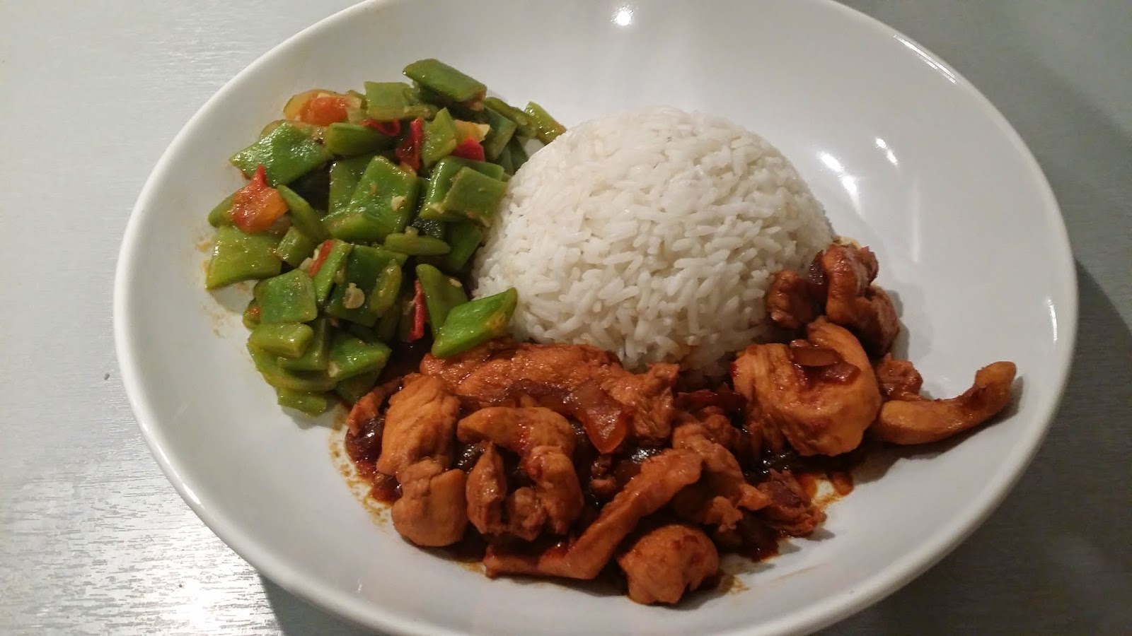 Ketjap kip met snijbonen en rijst | LeinKookt.... makkelijk, lekker en ...