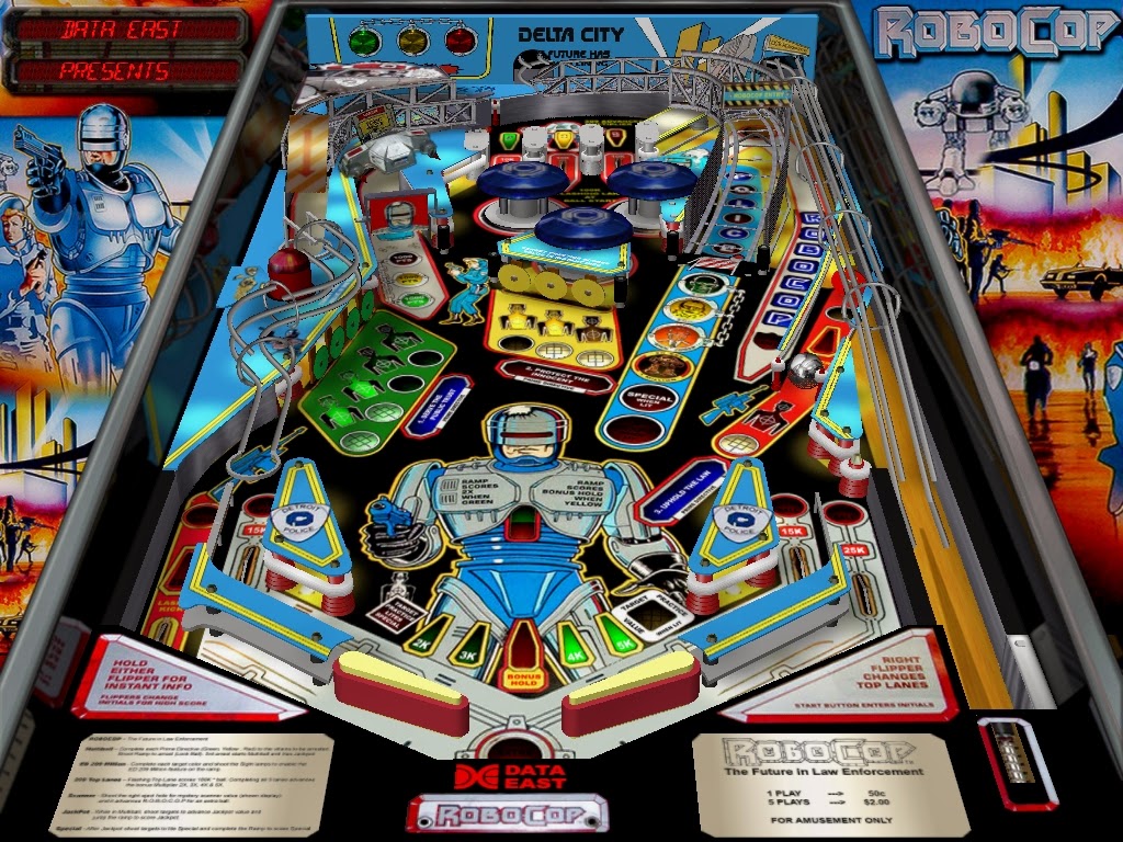 RoboCop Pinball (Data East) ~ Tv online