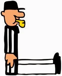 Alfabeto con árbitros de futbol. - Oh my Alfabetos!