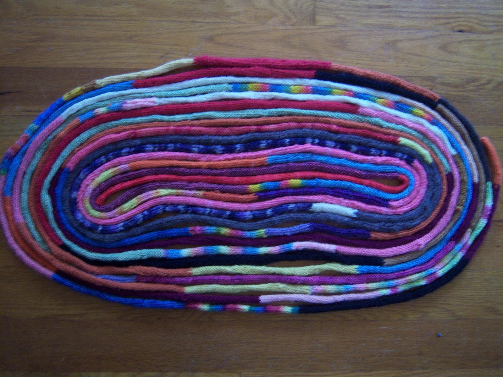 Simply Playing: WIP Wednesday - I-Cord Rug