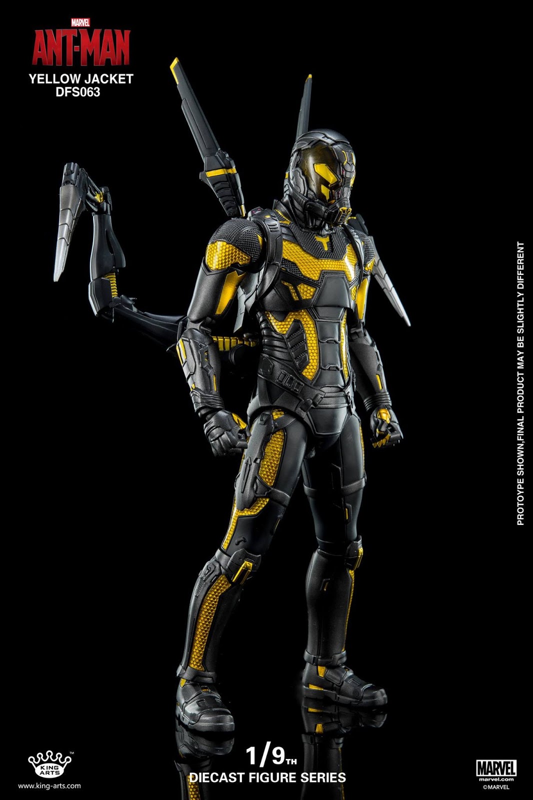 toyhaven: Check out King Arts 1/9th scale YellowJacket 22cm tall Die ...