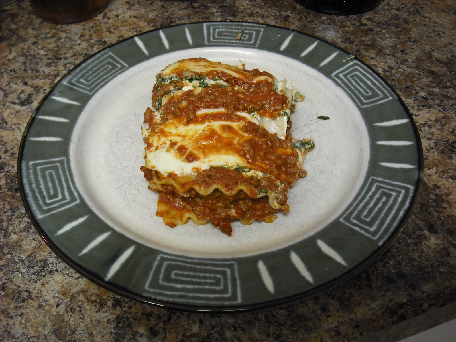 KITCHEN EXCURSIONS: Spinach and Beef Lasagna