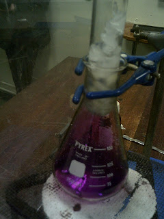 wigton physics: Sublimation of iodine