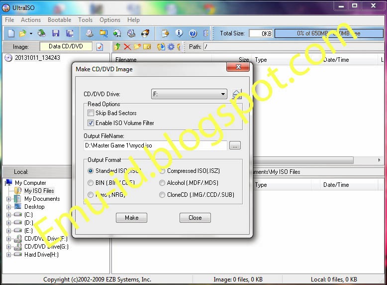 Cara Merubah File DVD/CD Menjadi ISO