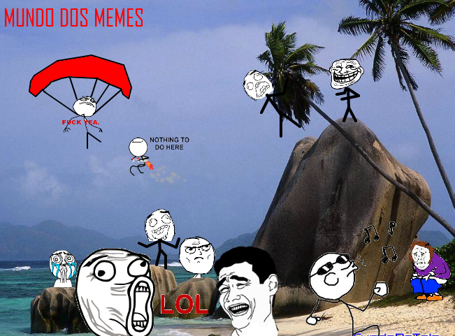 MUNDO DOS MEMES: MEMES INVADEM PRAIA!