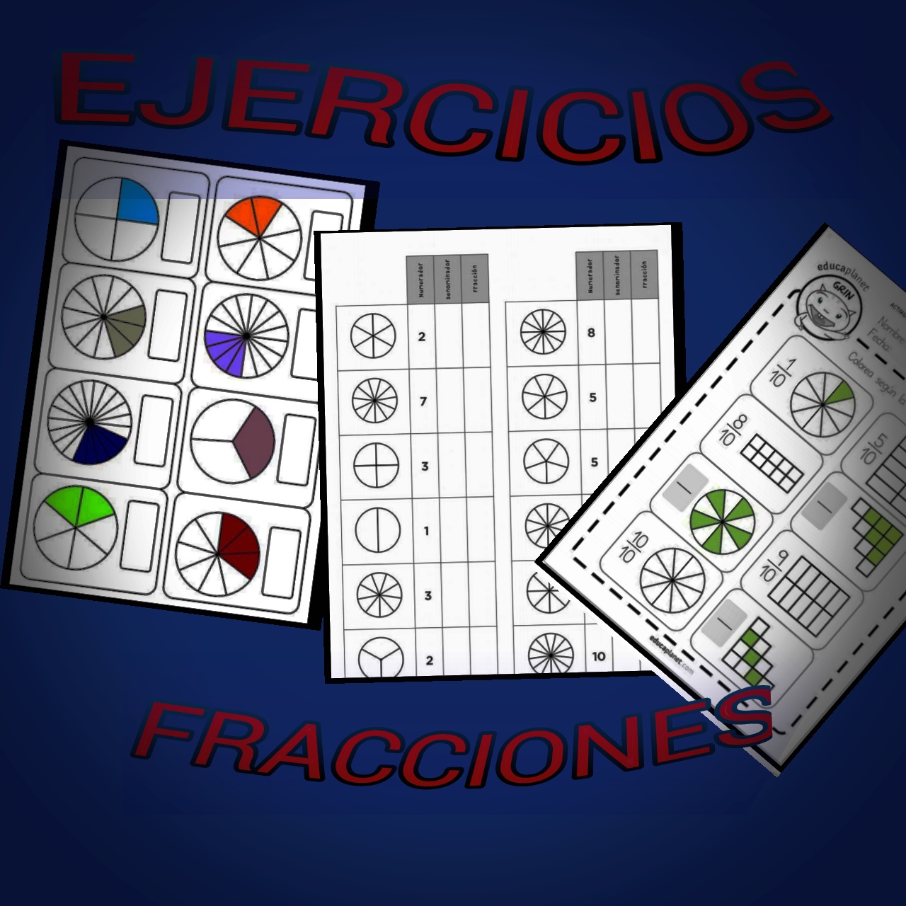 CUADERNO PARA TRABAJAR LAS FRACCIONES | MATERIAL EDUCATIVO PRIMARIA