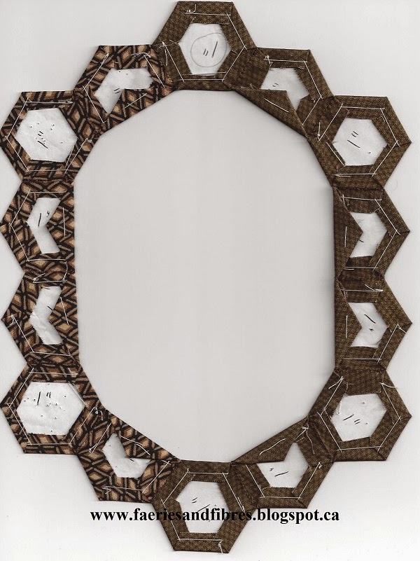 Faeries and Fibres: TUTORIAL: Creating a hexagon frame