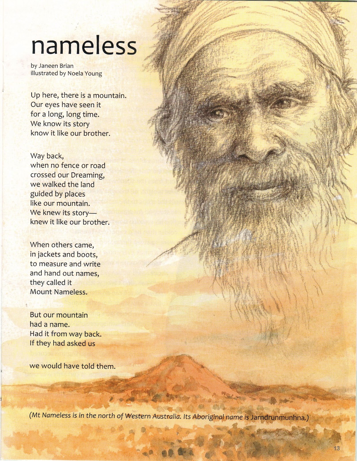 Janeen's Jottings: Nameless - the poem