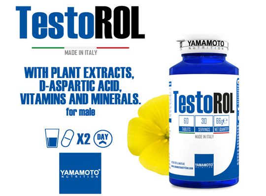 SUPLEMENTOS DEPORTIVOS: TESTOROL 60 TABLETAS