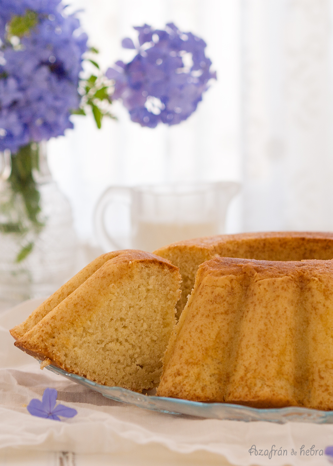 Azafrán de hebra: Bizcocho de nata batida