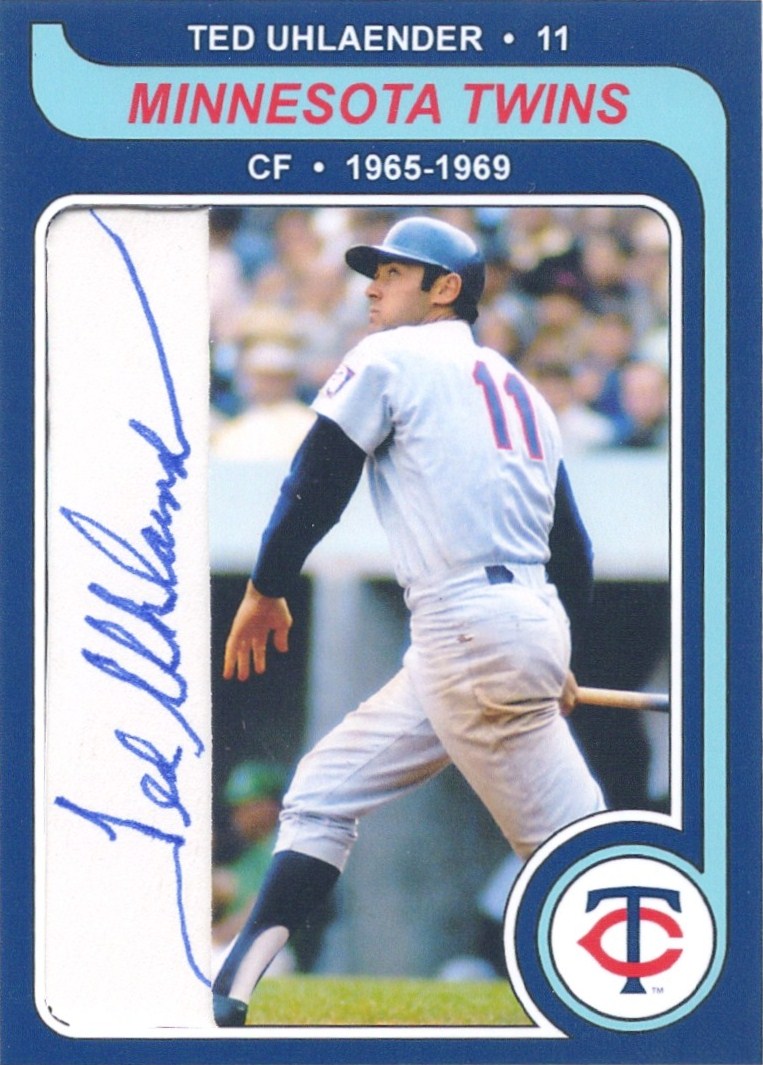 Minnesota Sports Autograph Project: TED UHLAENDER