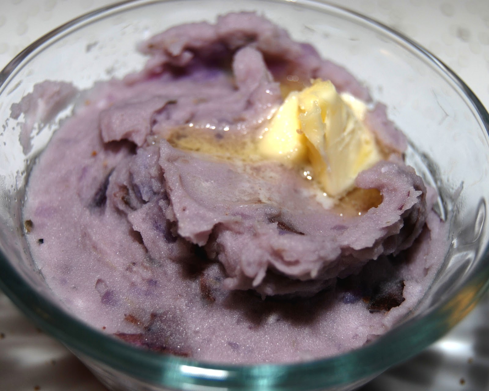 Freckled Noses: Blue Potatoes Make the Prettiest Mashed Potatoes
