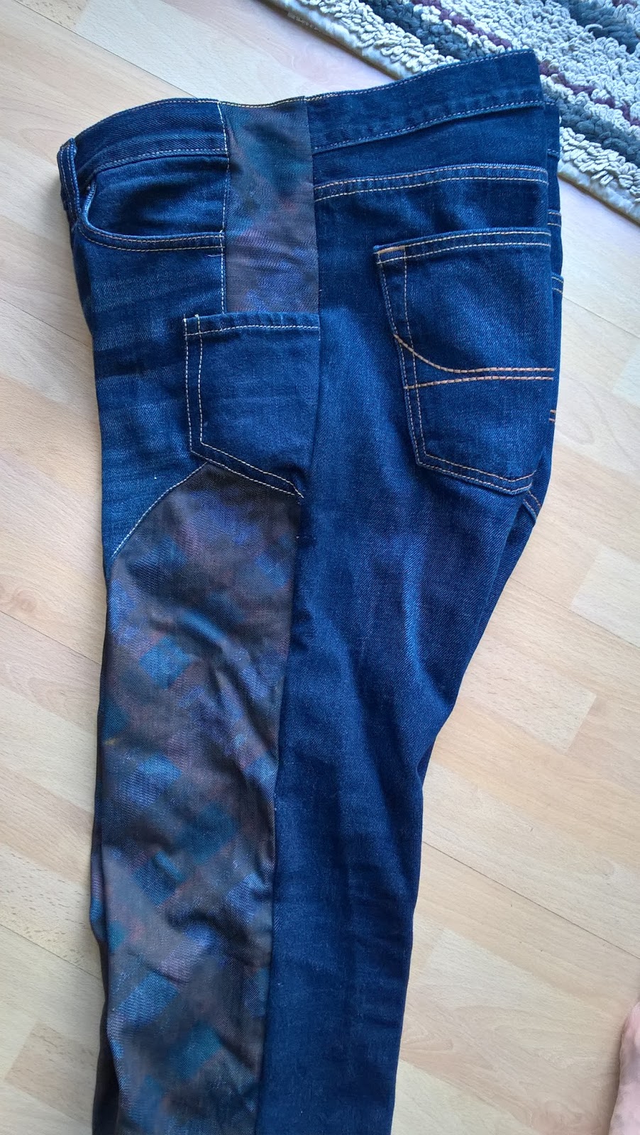Refashion Co-op: A bit more on my jeans refashion