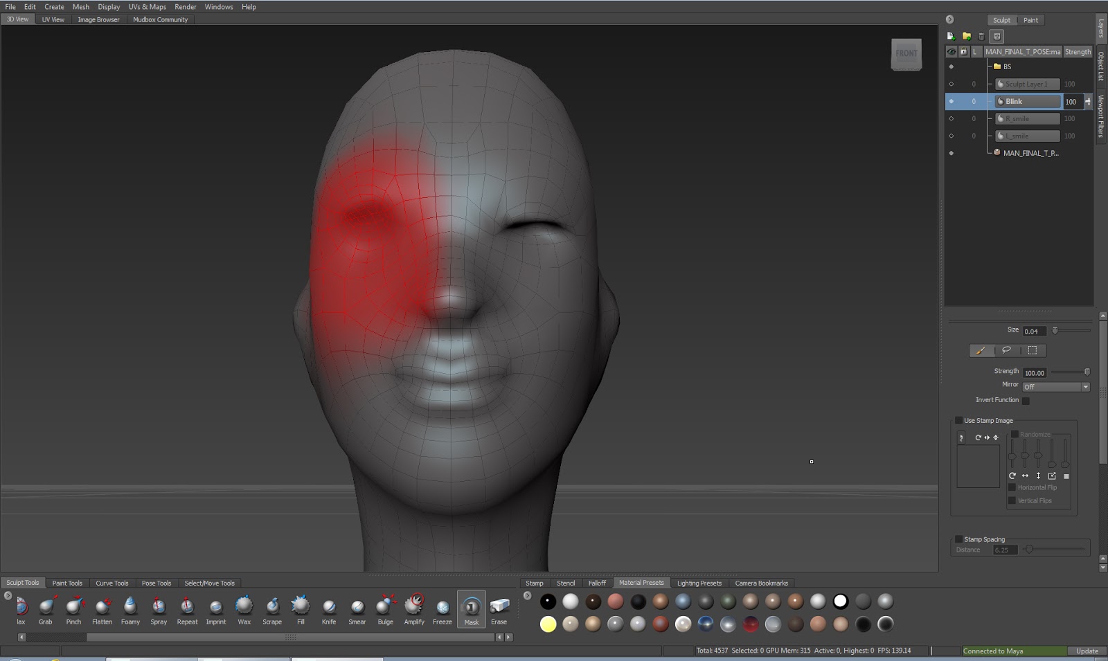 animatedcreativeandreamcswan: Creating blendshapes in Mudbox and ...