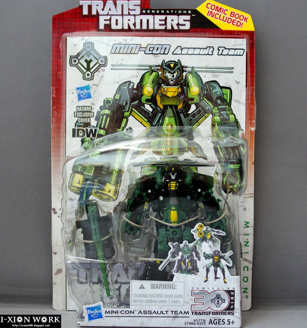 一眼看穿: Transformers Generations Thrilling 30 - Mini-Con Assault Team ...