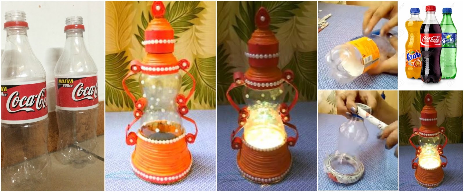 Aprende cómo hacer lamparas vintage con botellas de plástico ~ Haz ...