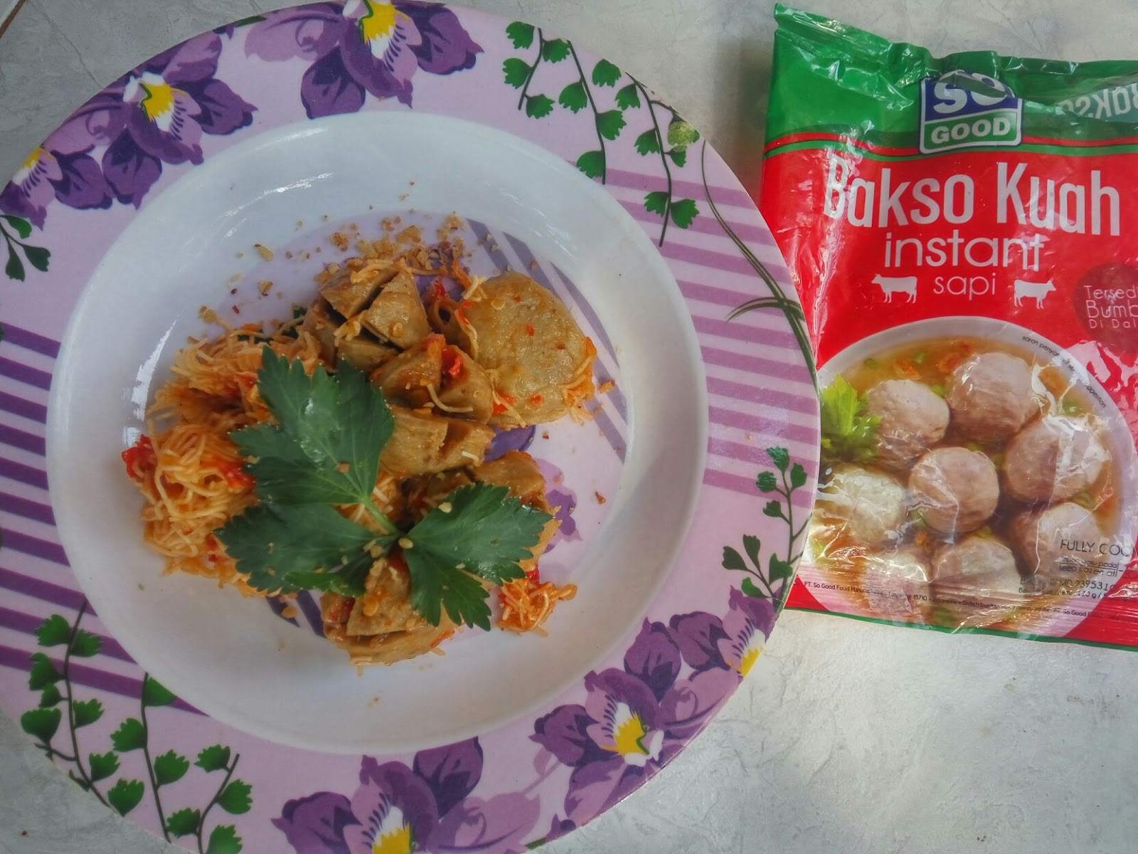 Balado Mie Soa Bakso Kuah Instan So Good