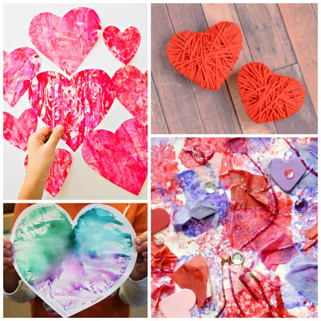 Valentine's Day Process Art Activities | What Can We Do With Paper And Glue