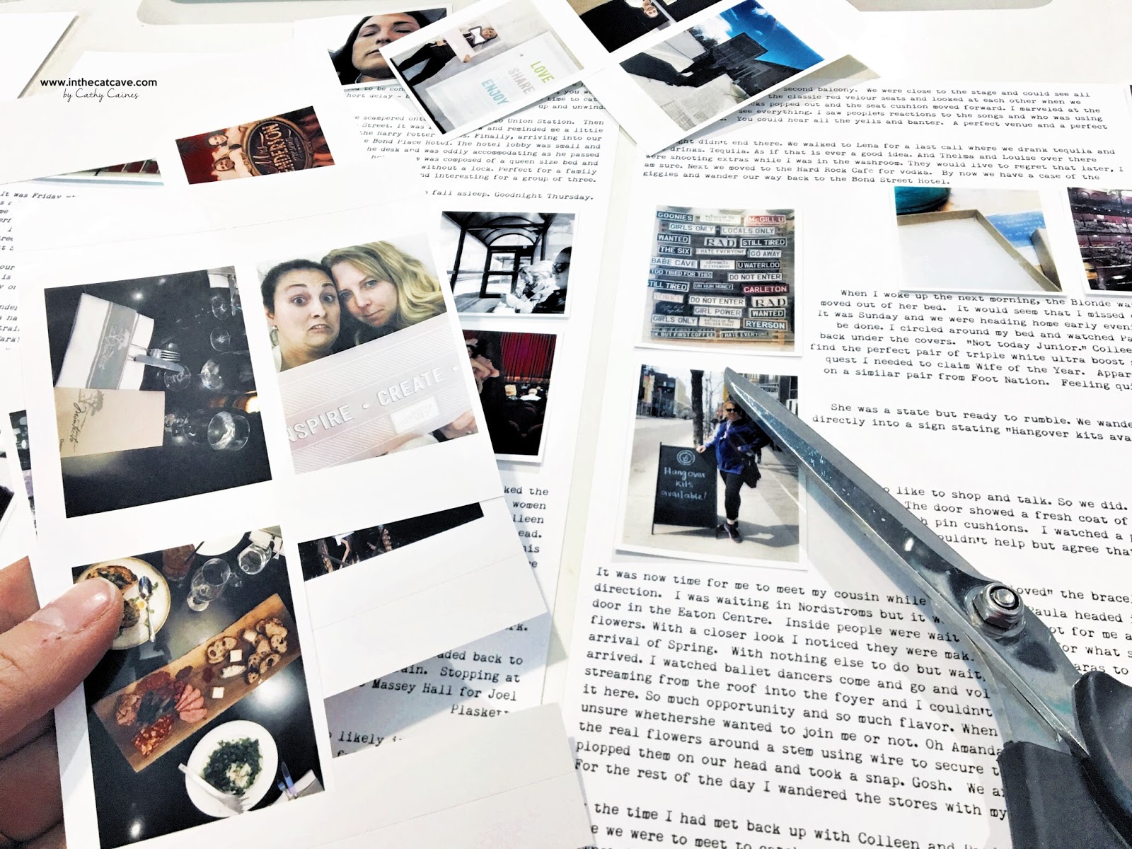 In The Cat Cave: Toronto. A Three Page Story. | International Scrapbook Day