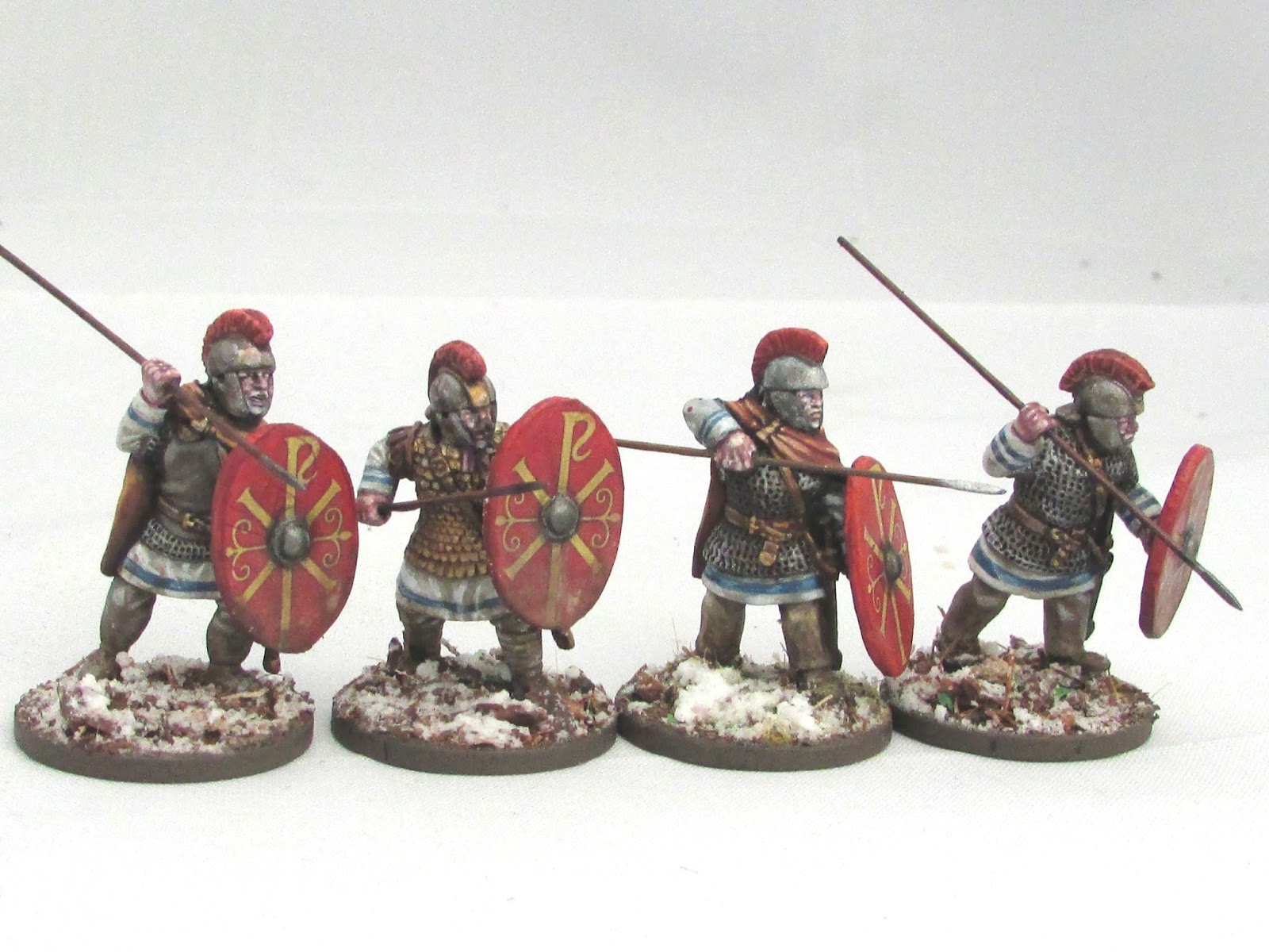 Volley Fire Painting : Footsore Miniatures 28mm Late Roman Elite ...