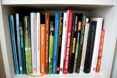 SmalltownDogDiary: I min bokhylla.