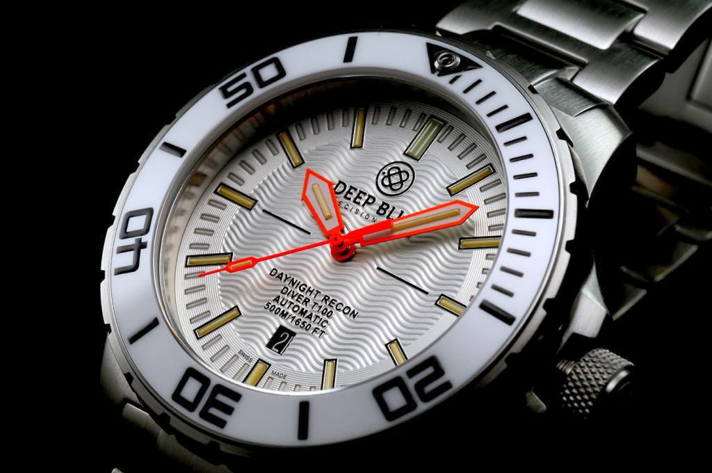 OceanicTime: DEEP BLUE DayNight Recon T-100 SWISS