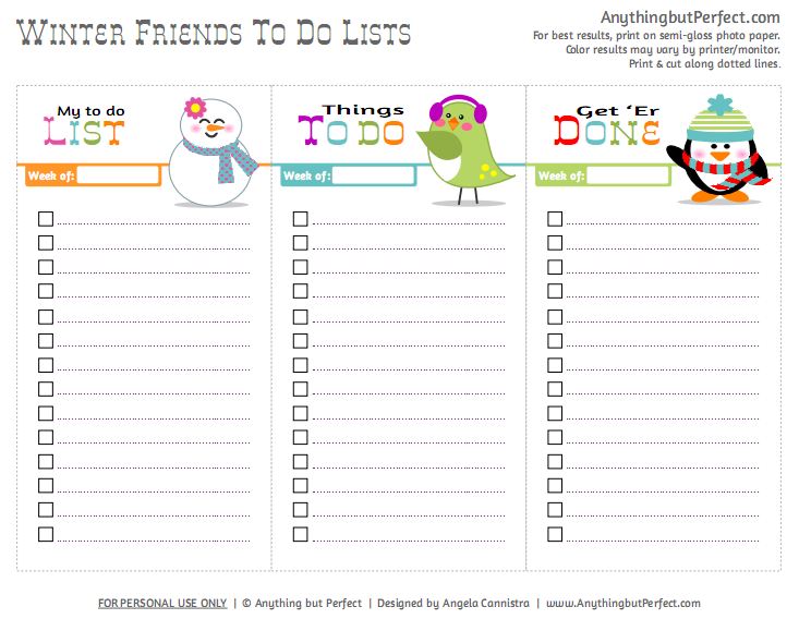 Cebuana MaMa: To Do list printables